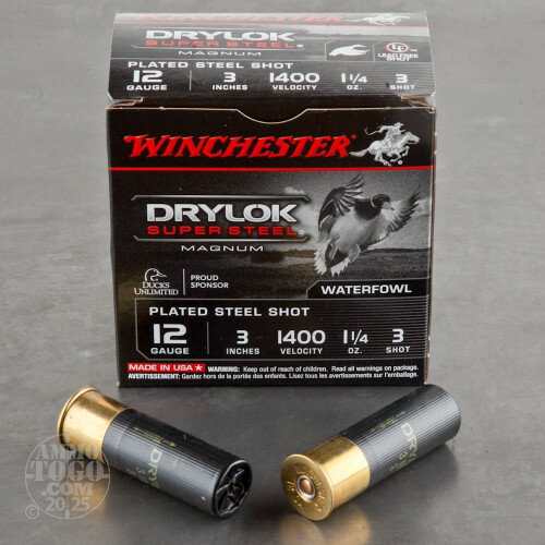12 Gauge #3 Shot Ammo for Sale by Winchester - 25 Rounds