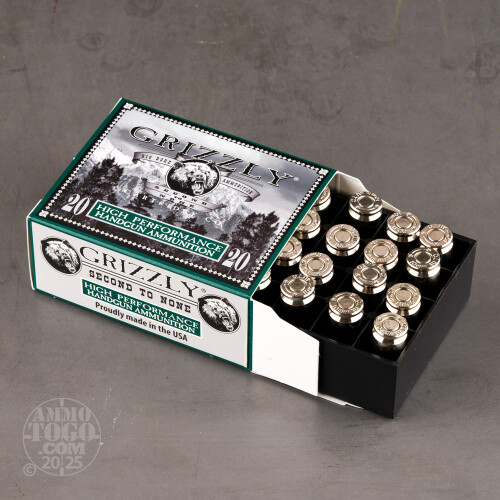 10mm Auto Ammunition for Sale. Grizzly Ammo 200 Grain Hard Cast - 20 Rounds