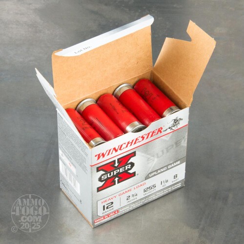 12 Gauge #8 Shot Ammo for Sale by Winchester - 250 Rounds