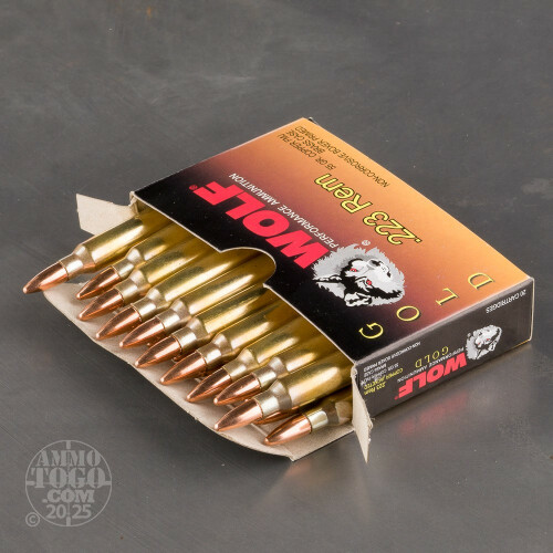 Cheap 223 Remington ammo - Bulk Wolf Full Metal Jacket (FMJ) 1000 Round ...