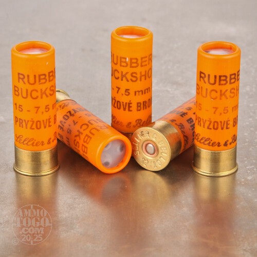 12 Gauge Less-Lethal Ammo for Sale by Sellier & Bellot - 25 Rounds