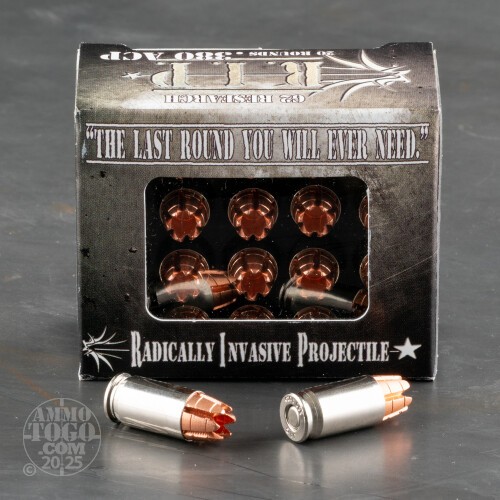 380 Auto (ACP) Ammo - 20 Rounds of 62 Grain Pre-Fragmented by G2 Research