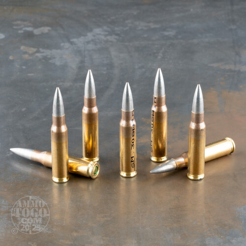 308 Winchester (7.62X51) Ammo - 20 Rounds of 148 Grain Full Metal ...