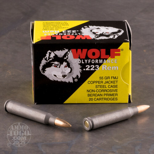 Bulk Wolf 223 Remington Ammo for Sale - 500 Rounds