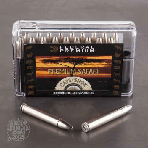 458 Winchester Mag Ammunition for Sale. Federal 400 Grain Trophy Bonded ...