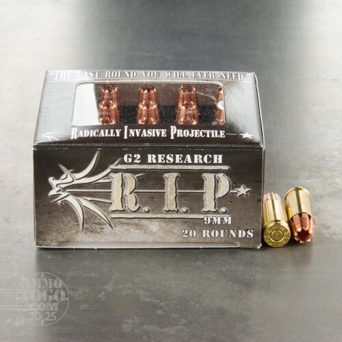9mm Luger (9x19) Ammunition for Sale. G2 Research 92 Grain Pre ...