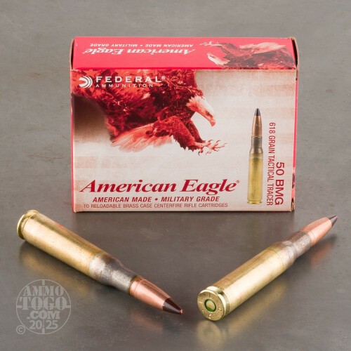 50 BMG Tracer Ammo for Sale by Federal - 10 Rounds