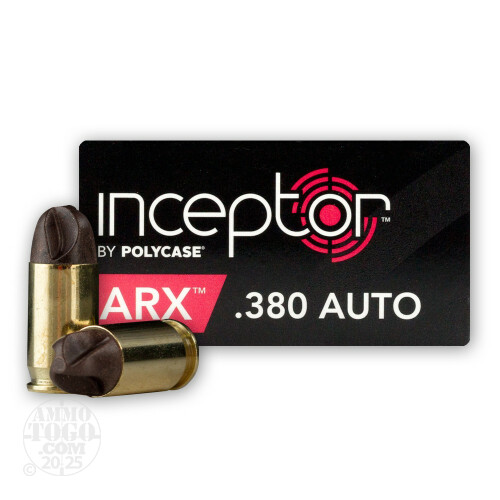 380 Auto (ACP) Ammo - 25 Rounds of 56 Grain Specialty by Polycase