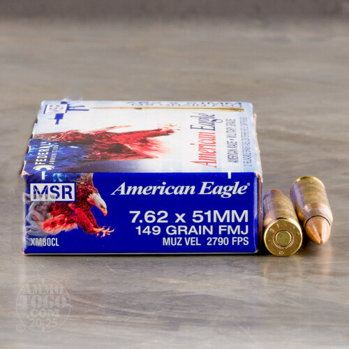 Cheap 308 Winchester (7.62X51) ammo - Bulk Federal Full Metal Jacket ...