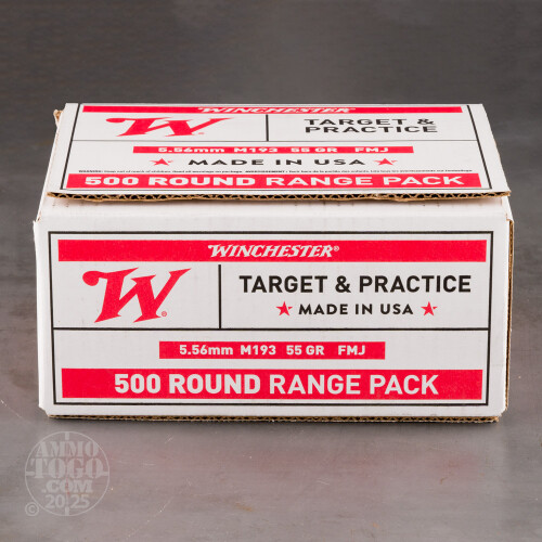 Bulk Winchester 5.56x45mm Ammo for Sale - 500 Rounds