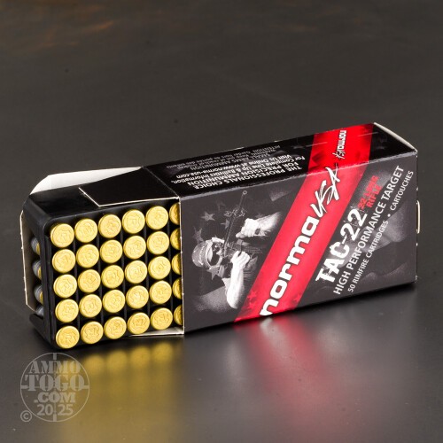 22 Long Rifle (LR) Ammo - 50 Rounds of 40 Grain Lead Round Nose (LRN ...