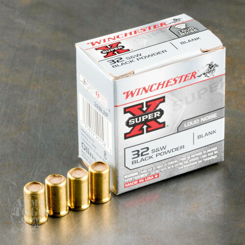 32 Smith & Wesson Blanks Ammo for Sale by Winchester - 50 Rounds