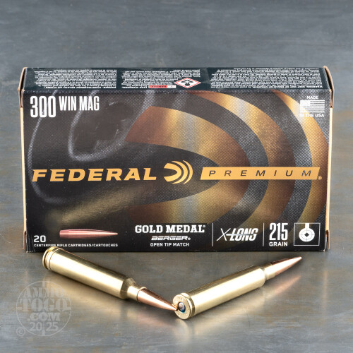 300 Winchester Magnum Open Tip Match Ammo for Sale by Federal - 20 Rounds