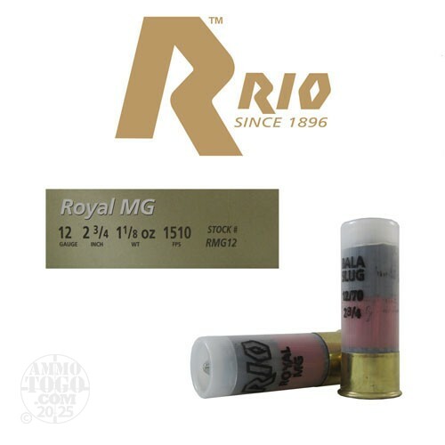 12 Gauge Ammo - 250 Rounds of Rifled Slug by Rio Ammunition