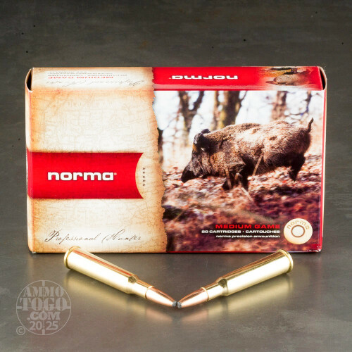7x57mm Rimmed Ammunition for Sale. Norma 156 Grain Soft-Point (SP) - 20 ...