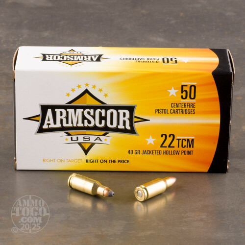 Bulk Armscor 22 TCM Ammo for Sale - 1000 Rounds