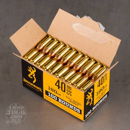 Cheap 40 Smith & Wesson ammo - Bulk Browning Full Metal Jacket (FMJ ...