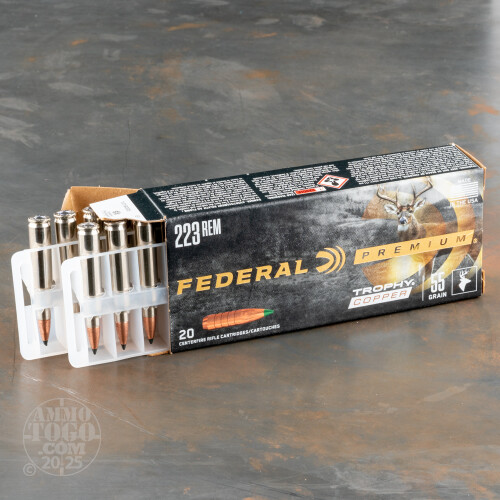 223 Remington Polymer Tipped Ammo for Sale by Federal - 20 Rounds