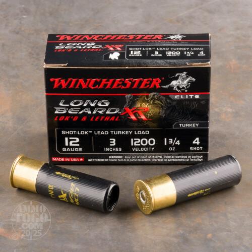 12 Gauge #4 Shot Ammo for Sale by Winchester - 10 Rounds