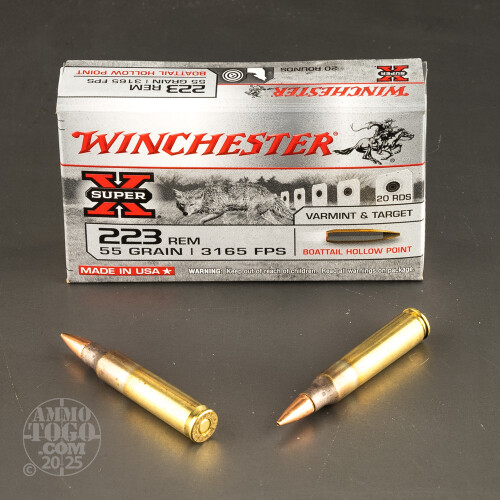 Bulk Winchester 223 Remington Ammo for Sale - 500 Rounds