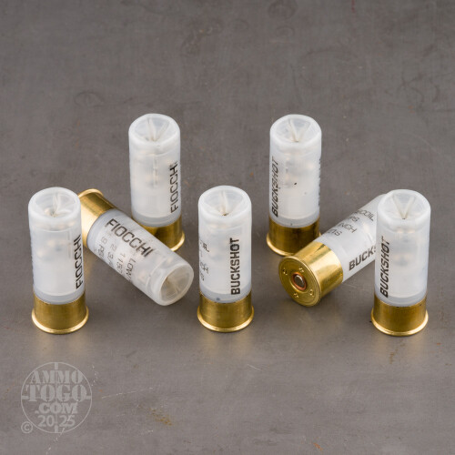 12 Gauge Ammunition for Sale. Fiocchi #1 Buck - 250 Rounds