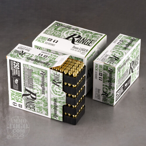 Bulk Remington 9mm Luger (9x19) Ammo for Sale - 1000 Rounds