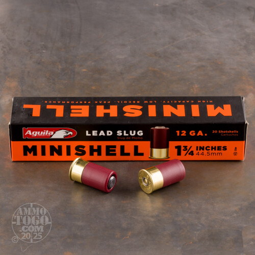 12 Gauge Slug Ammo for Sale by Aguila - 20 Rounds