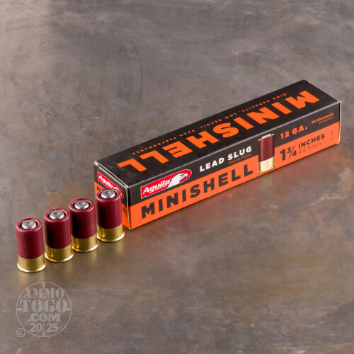 12 Gauge Slug Ammo for Sale by Aguila - 20 Rounds