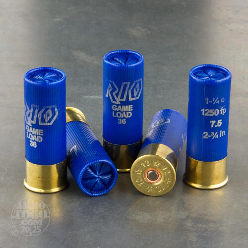 12 Gauge #7-1/2 Shot Ammo for Sale by Rio Ammunition - 250 Rounds