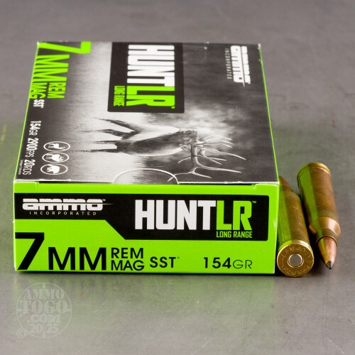 7mm Remington Magnum Ammunition for Sale. Ammo Incorporated 154 Grain ...