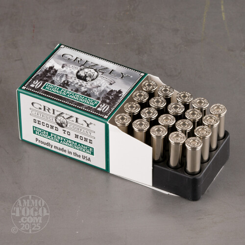 357 Magnum Ammunition for Sale. Grizzly Ammo 200 Grain Hard Cast - 20 ...