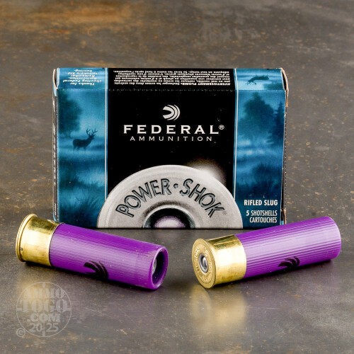 16 Gauge Rifled Slug Ammo for Sale by Federal - 5 Rounds