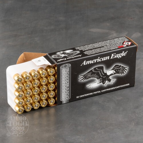 9mm Luger (9x19) Ammo - 50 Rounds of 124 Grain Full Metal Jacket (FMJ ...