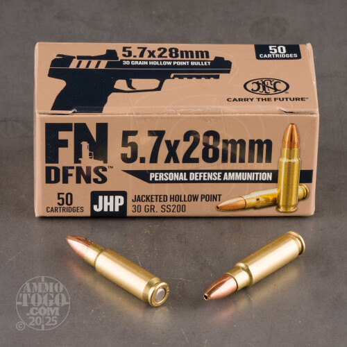 Cheap 5.7x28mm ammo - Bulk FN Herstal Jacketed Hollow-Point (JHP) 500 ...