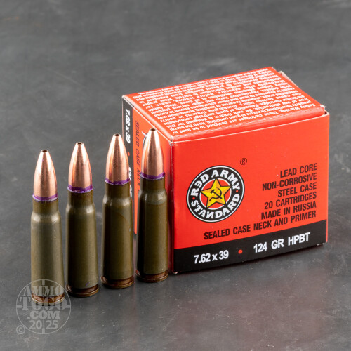 Bulk Red Army Standard 7.62X39 Ammo for Sale - 1000 Rounds