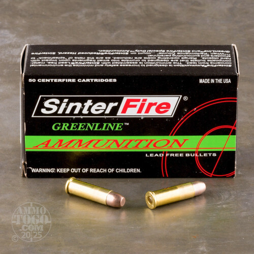 38 Special Ammo - 50 Rounds of 110 Grain Frangible by SinterFire