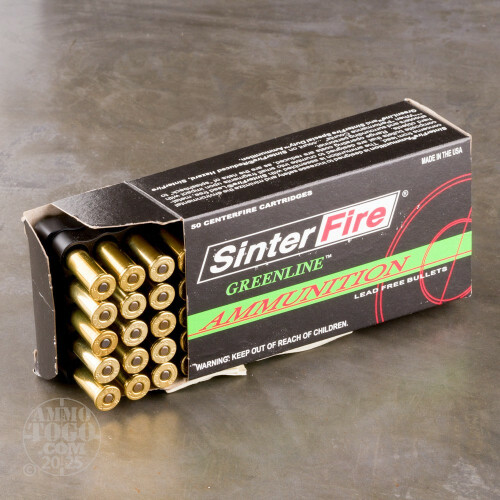 38 Special Ammo - 50 Rounds of 110 Grain Frangible by SinterFire