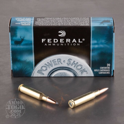 7mm-08 Remington Ammo - 20 Rounds of 150 Grain Soft-Point (SP) by Federal