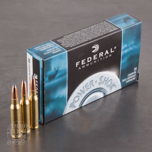 7mm-08 Remington Ammo - 20 Rounds of 150 Grain Soft-Point (SP) by Federal
