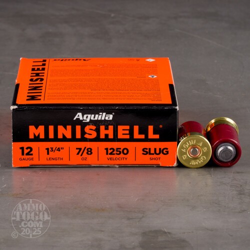 12 Gauge Ammunition for Sale. Aguila 7/8 oz. Rifled Slug - 25 Rounds