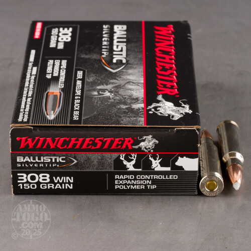 308 Winchester (7.62X51) Ammo - 20 Rounds of 150 Grain Polymer Tipped ...