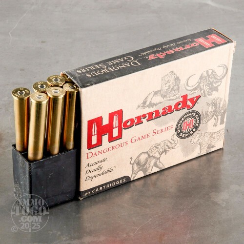 450 Nitro Express Ammo - 20 Rounds of 480 Grain Flat-Point Solids by ...