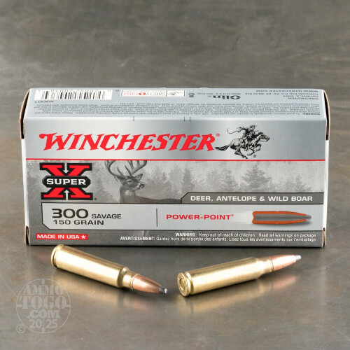 300 Savage Soft-Point (SP) Ammo for Sale by Winchester - 20 Rounds