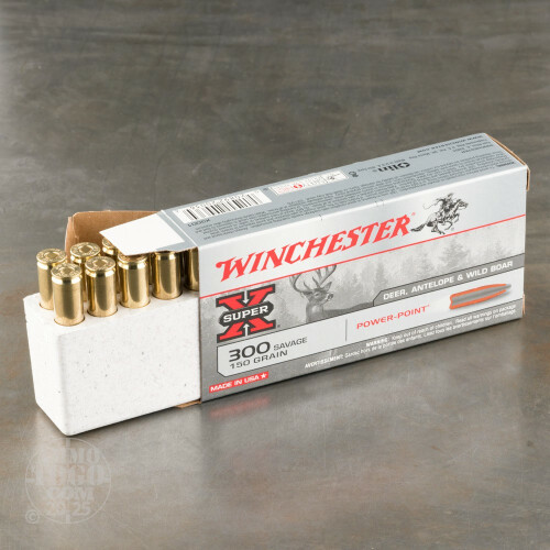 300 Savage Soft-Point (SP) Ammo for Sale by Winchester - 20 Rounds