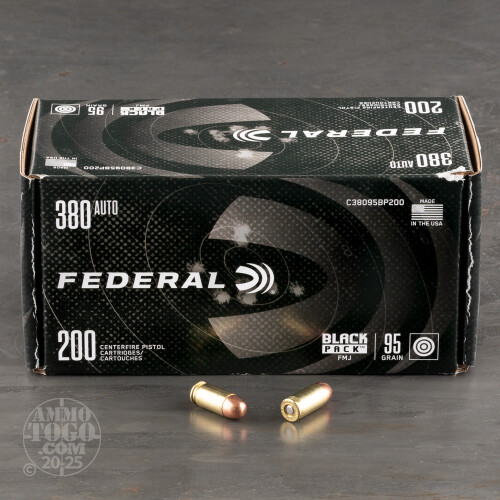 Bulk Federal 380 Auto (ACP) Ammo for Sale - 800 Rounds
