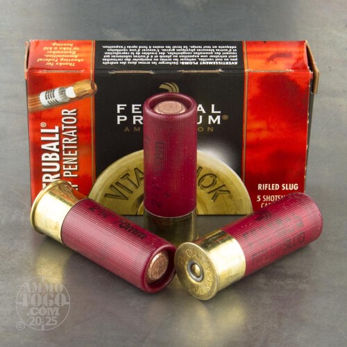 12 Gauge Ammunition for Sale. Federal 1 oz. Rifled Slug - 250 Rounds