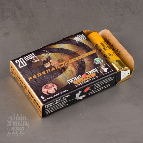 20 Gauge Ammunition for Sale. Federal 275 Grain Sabot Slug - 50 Rounds
