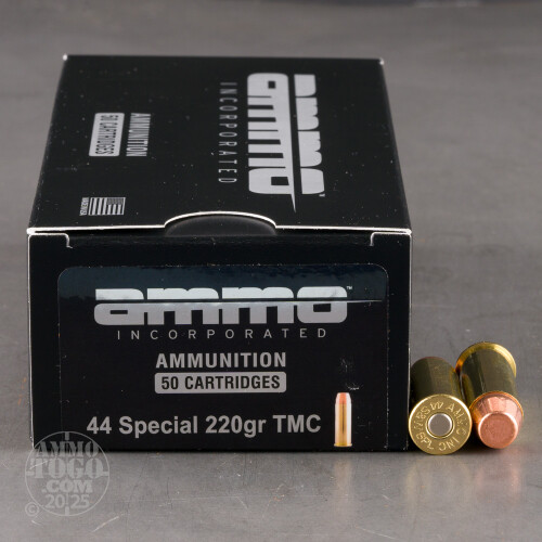 44 S&W Special Ammo - 50 Rounds of 220 Grain Total Metal Jacket (TMJ ...