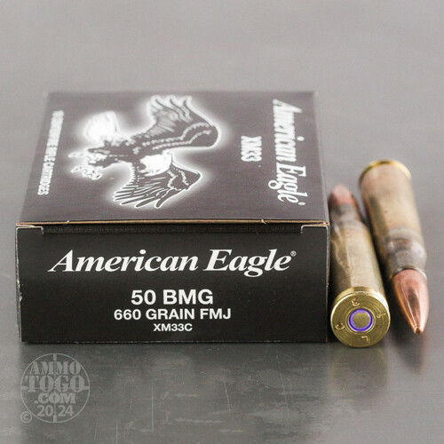 50 BMG Full Metal Jacket (FMJ) Ammo for Sale by Federal - 100 Rounds