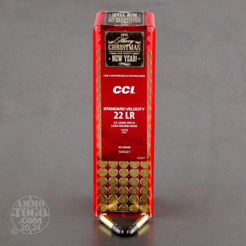 22 Long Rifle (LR) Ammunition for Sale. CCI 40 Grain Lead Round Nose ...